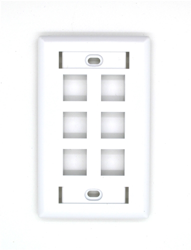 Mat Na 6 Cong Belden Keyconnect Faceplate White , Mặt Nạ 6 Cổng Belden ...
