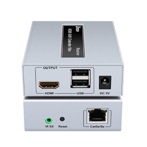 Khuech Dai Hdmi Usb Extender Over Ethernet 100M Dtech Dt 7054A , Khuếch ...