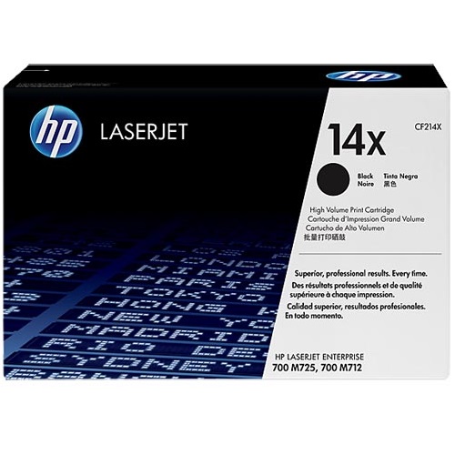 Muc In Hp 14X High Yield Black Original Laserjet Toner Cartridge Cf214x ...